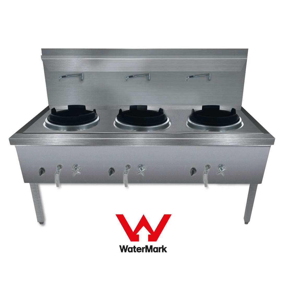 Gasmax Stainless Steel Waterless LPG Gas Triple Wok – WW-3L ...