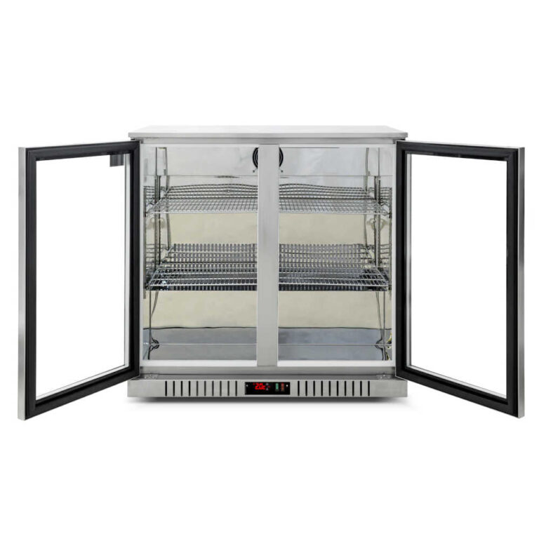 AG 2SBR-H Twin Door Bar Fridge – Stainless Body & Doors - Commercial ...